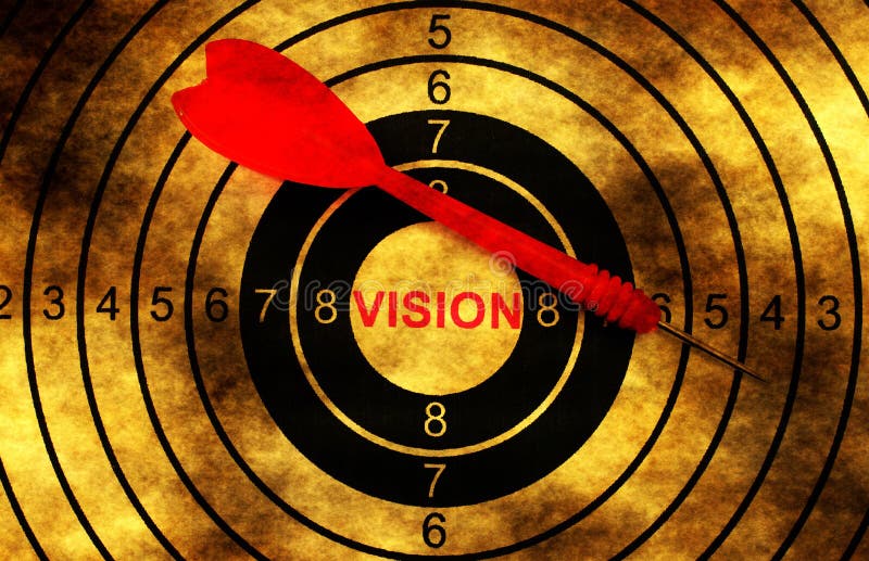 Vision Target Mission Motivation Goals Concept Stock Illustration ...