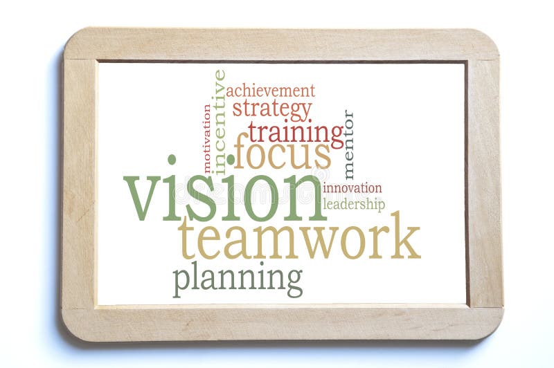 Vision teamwork stock photo. Image of board, vision, motivate - 57340610