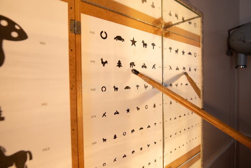Vision test apparatus stock image. Image of adult, check - 129118349
