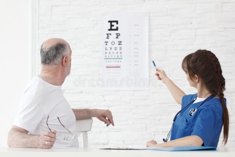 Vision test stock image. Image of eyesight, examination - 157424741
