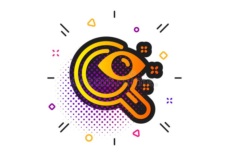 Vision Test Icon. Eyesight Check Sign. Oculist Clinic. Vector Stock ...