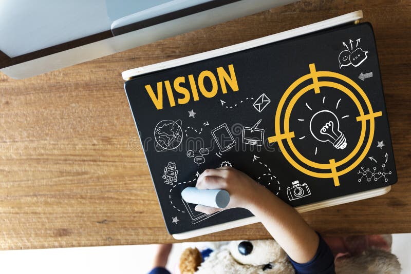 Vision Thinking Progress Invention Design Graphic Concept Stock Image ...