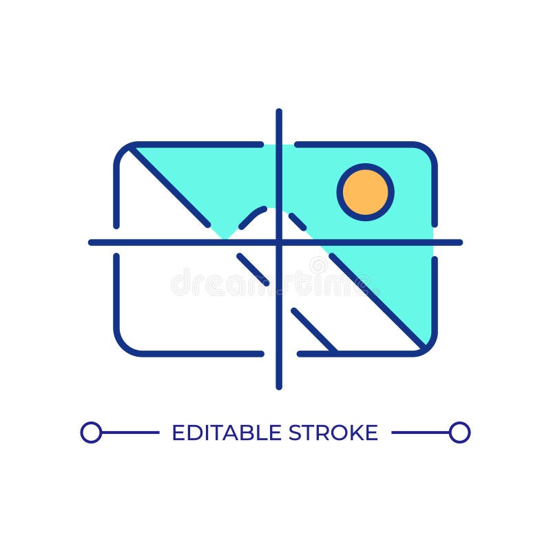 Vision Transformer RGB Color Icon Stock Illustration - Illustration of ...