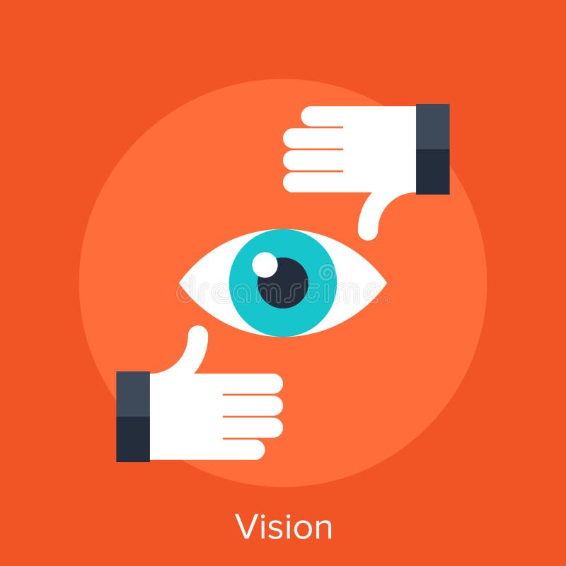 Vision Vector Illustration Concept Stock Vector - Illustration of ...