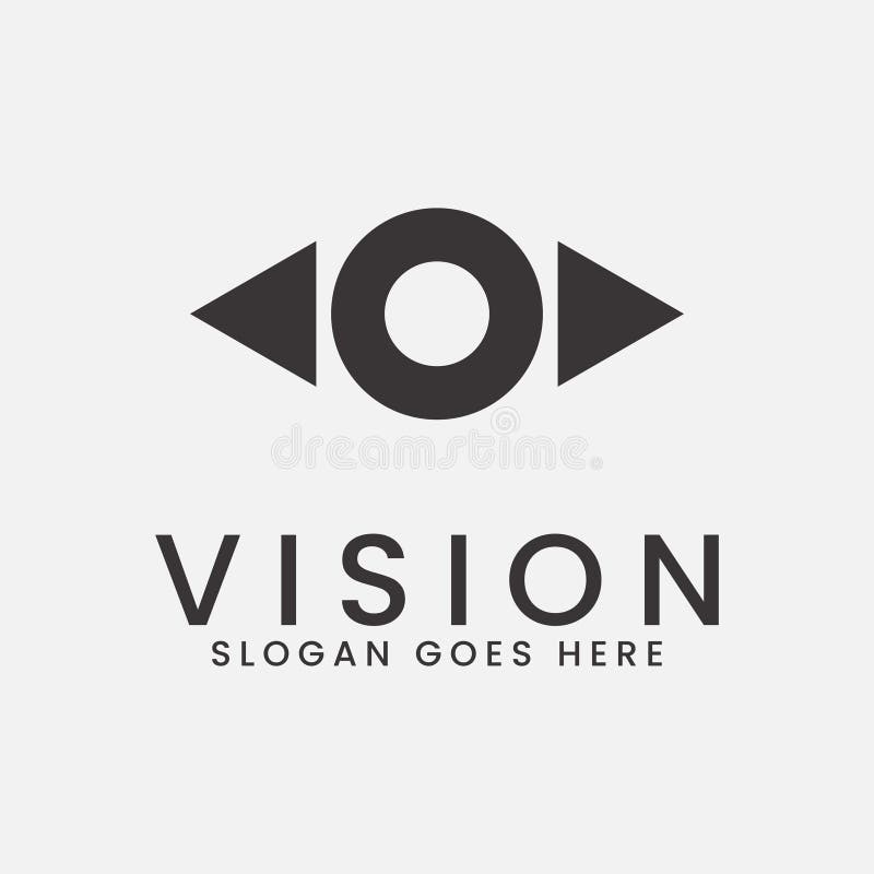 Vision Vector Logo Vintage Template of Concept Stock Vector ...