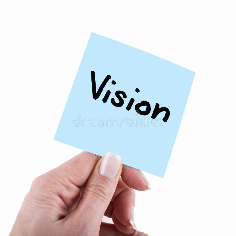 Vision stock photo. Image of communication, note, aspiration - 41832358