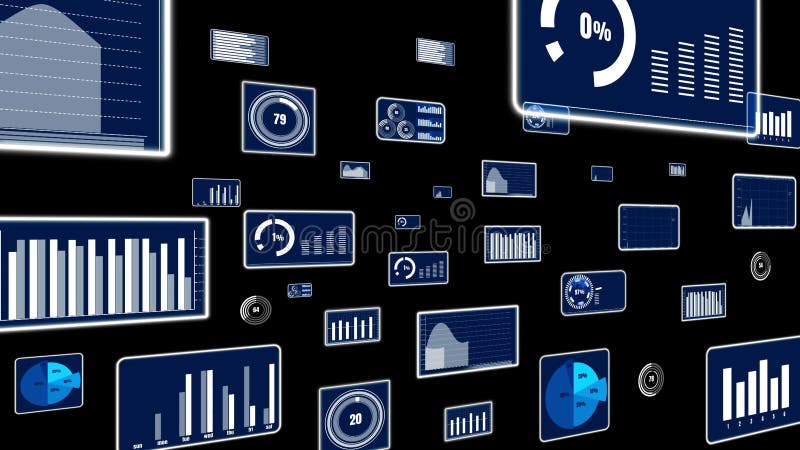 Visionary Business Dashboard for Financial Data Analysis Stock Video ...