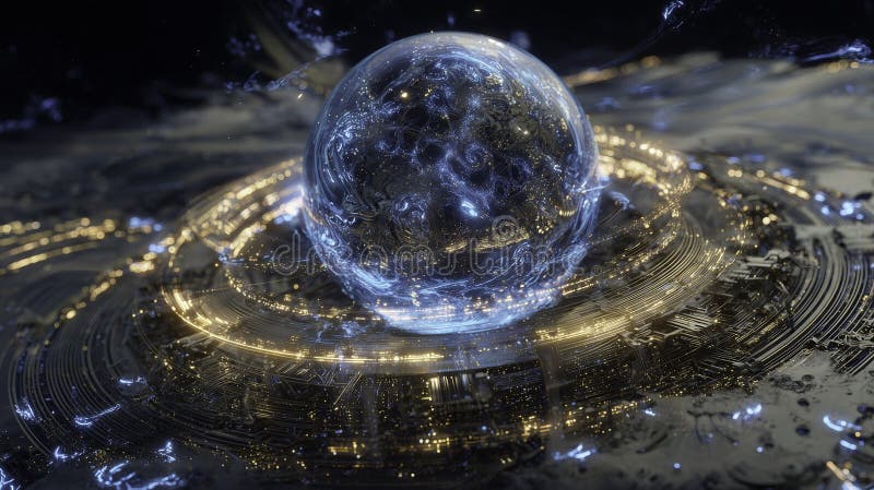 Quantum Computer. Where Magic Meets Technology Stock Image - Image of ...