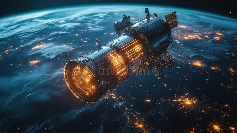 AI Collaboration, Space Universe Interstellar Science, Futuristic Galactic Astronomy Observatory ...