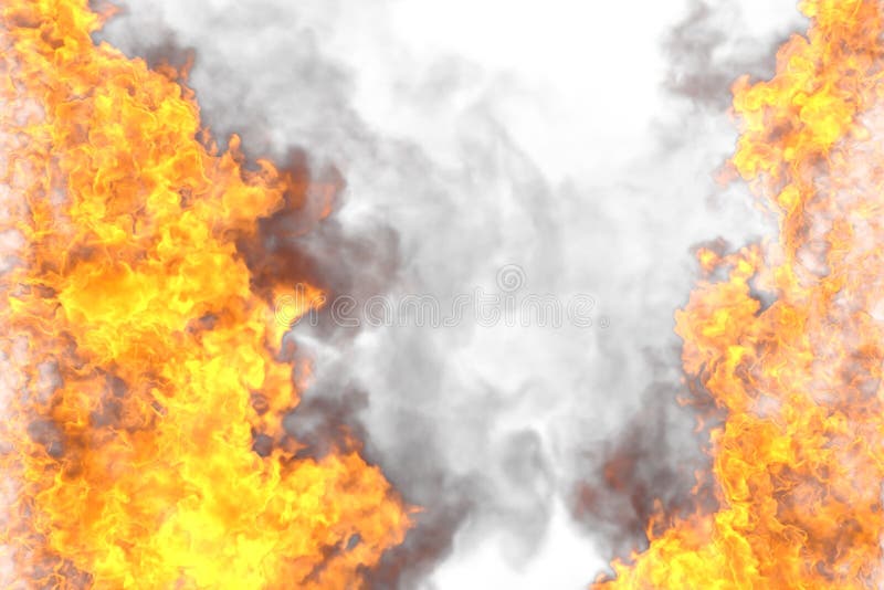 Visionary Fireplace Frame Isolated on White Background - Fire Lines ...