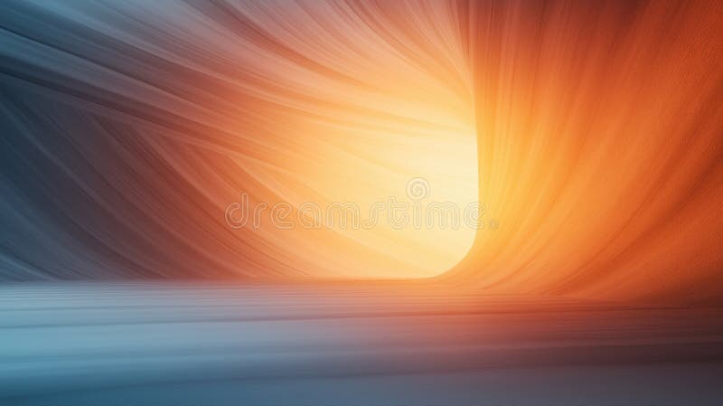 Visionary Landscape, Bending Reality, Ethereal Light, 3D Illustration ...