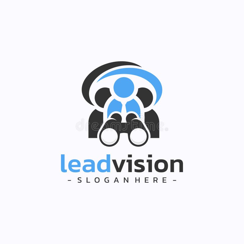 Visionary Leadership Blue Gradient Concept Icon Stock Illustration ...
