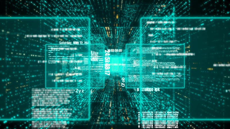 Visionary Programming and Coding of Future Software Stock Illustration - Illustration of ...