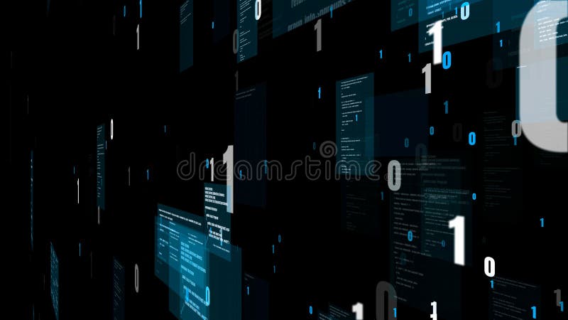 Visionary Programming and Coding of Future Software Stock Illustration ...