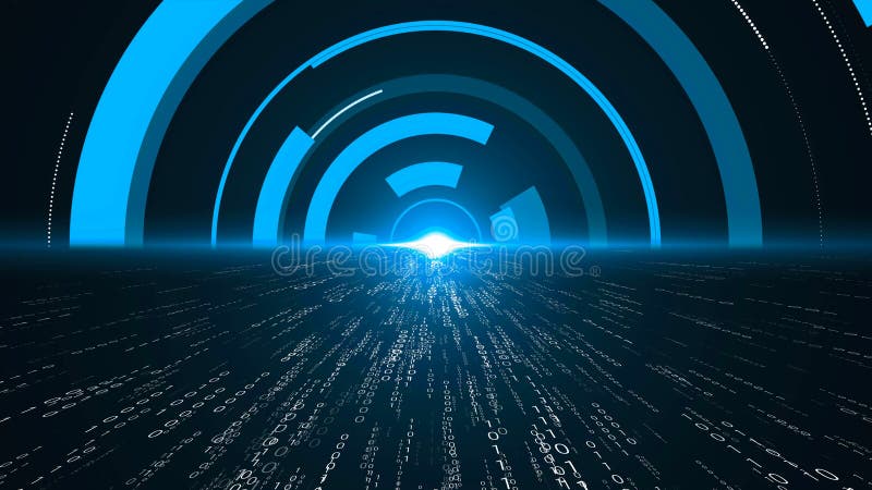 Visionary Programming and Coding of Future Software Stock Illustration ...