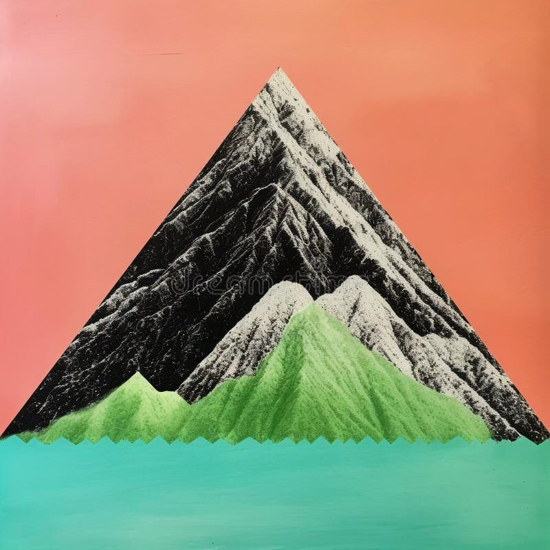 Visions Beyond Reality: Abstract Surreal Landscape Collage Art ...