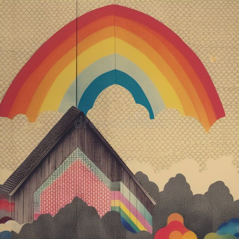 Visions Beyond Reality: Abstract Surreal Landscape Collage Art ...