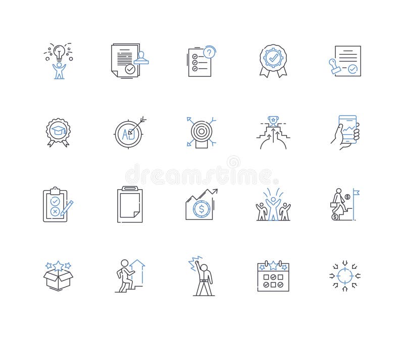 Visions Line Icons Collection. Dreams, Insight, Prophetic, Premonition ...