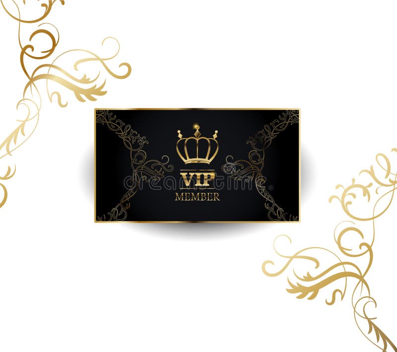 Royal Crown Golden Set for VIP Design Stock Vector - Illustration of ...