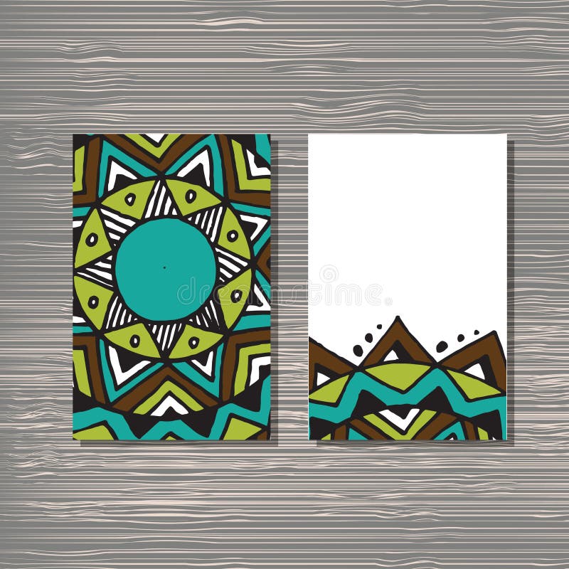 Visit card template stock illustration. Illustration of back - 80217600