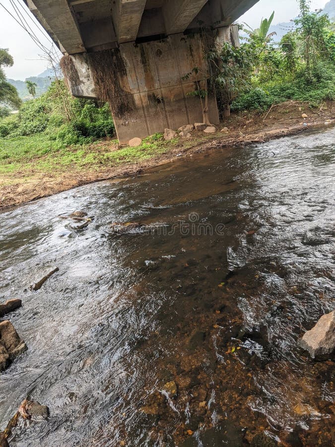 Visit are Down Bridge in the Village Town Stock Image - Image of bridge ...