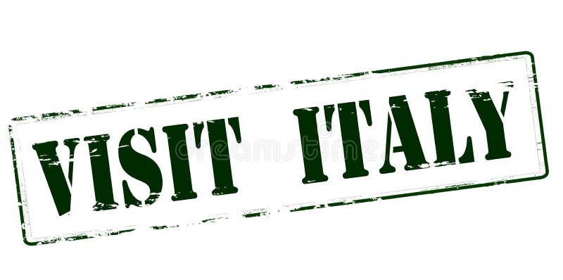 Visit Italy stock vector. Illustration of inside, vector - 82296570