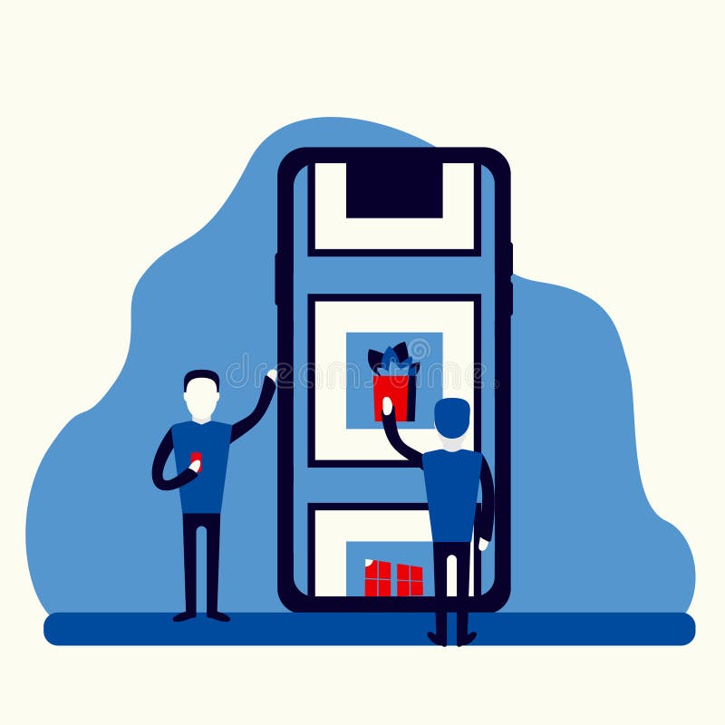 Visit Museum Online Mobile Stay Home Vector Stock Illustration ...