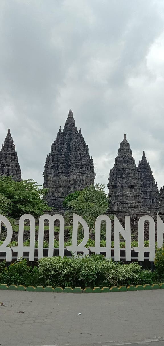 Visit the Prambanan Temple Which is Located in Yogyakarta, Central Java Stock Image - Image of ...