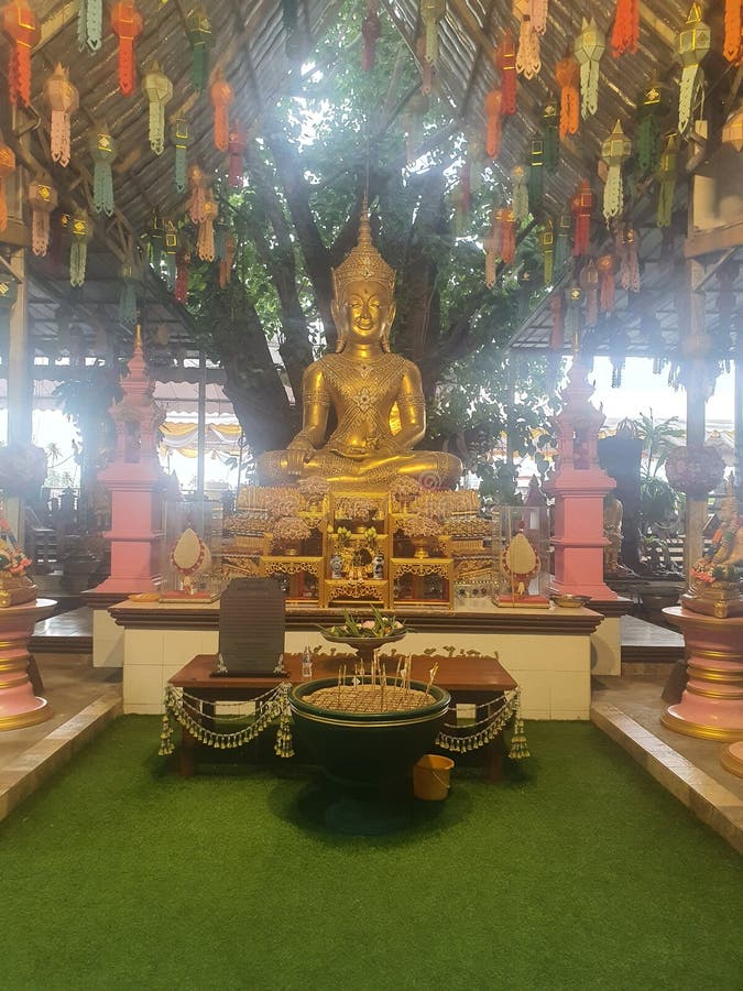 Visit Thailand Looking Buddha and Tample Stock Photo - Image of looking ...