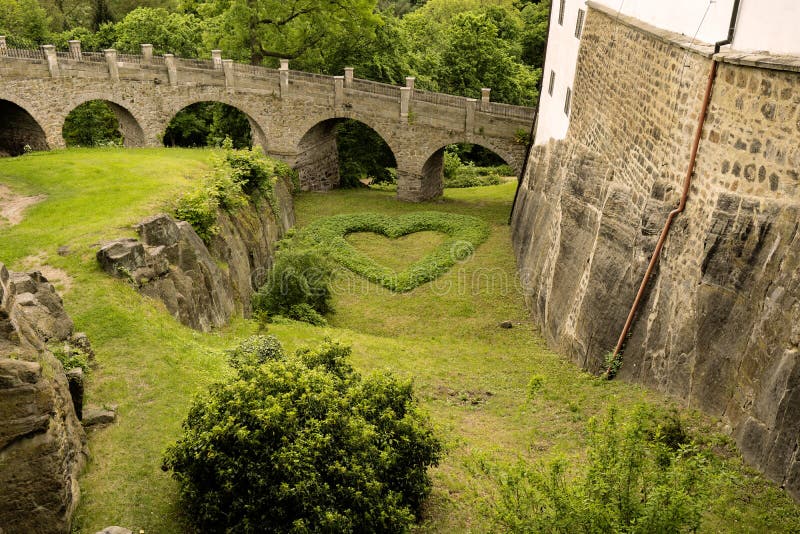 Visit to Decin Castle stock image. Image of tower, castle - 220013187