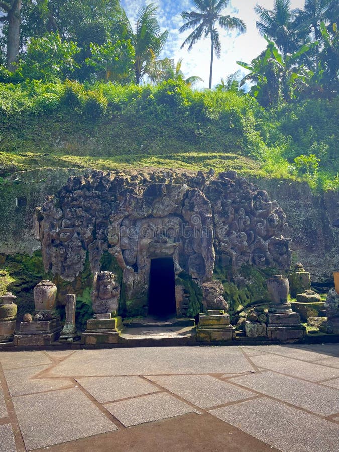 Elephant Cave in Bali stock photo. Image of bali, autumn - 263904720
