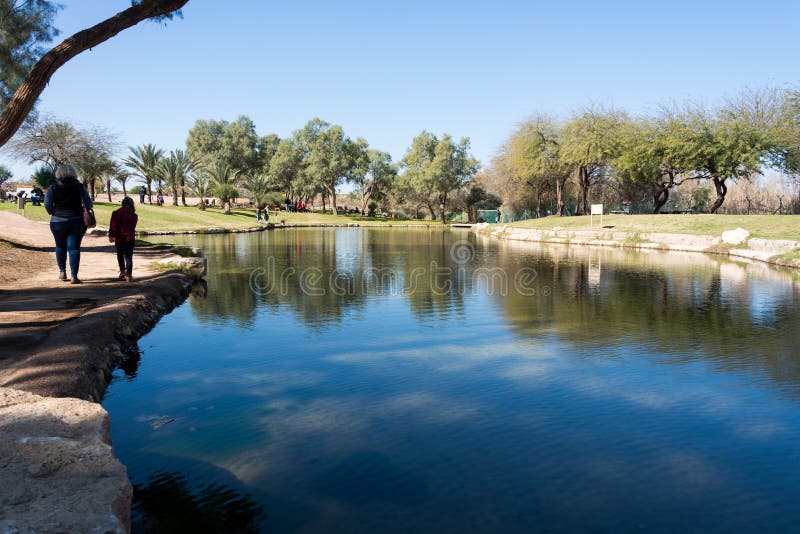 Visit To Eshkol National Park Editorial Stock Photo - Image of park ...