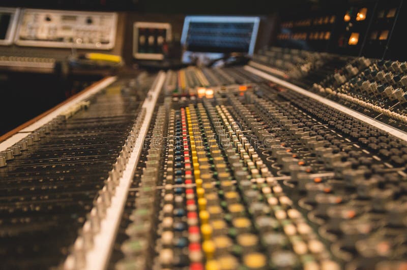 A visit to RAK Studios editorial image. Image of control - 277561530