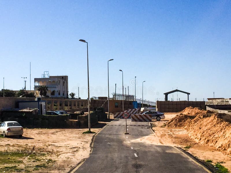 Tripoli streets editorial stock image. Image of gaddafi - 18735804