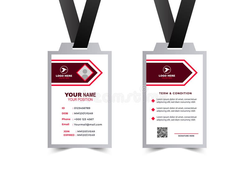 Corporate Modern Business Card Template Stock Vector - Illustration of ...