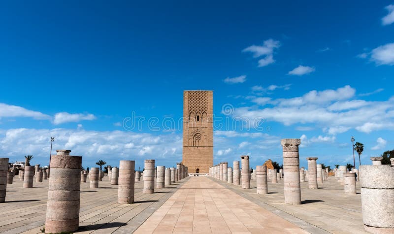 Visite Hassan Rabat Morocco Image stock - Image du archéologie, afrique ...