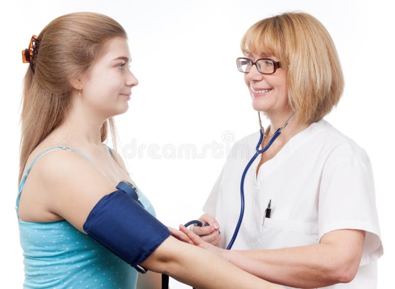 Visite Médicale - Mesure De Taille Photo stock - Image du mesure ...