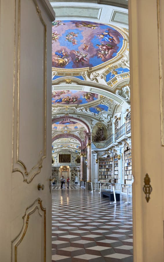 The Famous Library of Admont Abbey Editorial Photography - Image of ...