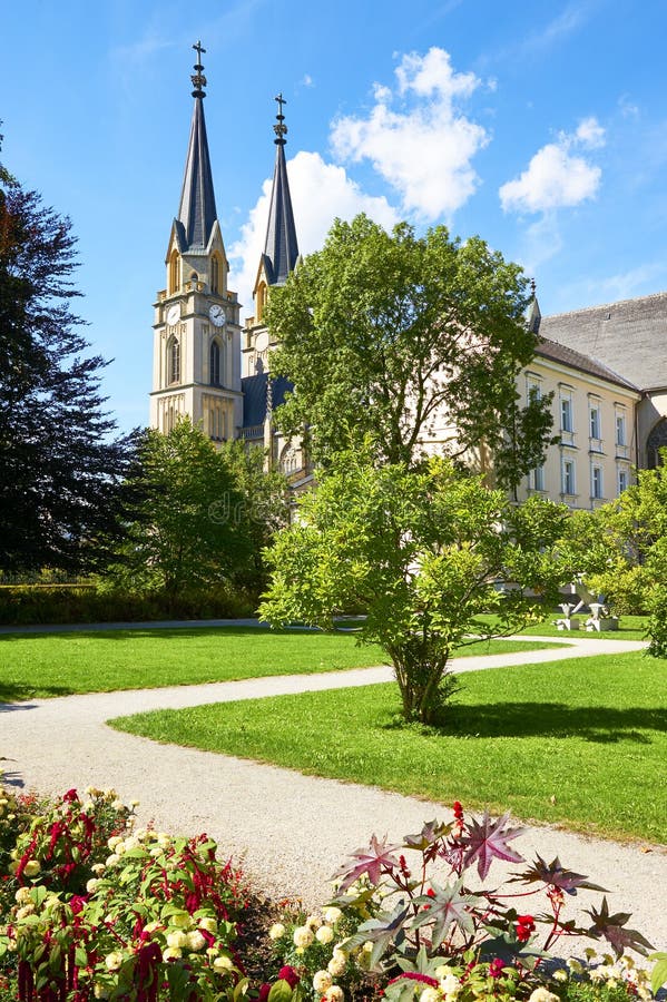 In the Park of Admont Abbey Editorial Photography - Image of european ...