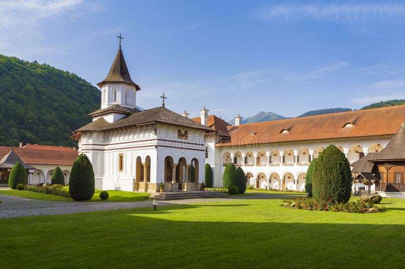 Visiting the Brancoveanu Monastery Stock Image - Image of heritage ...