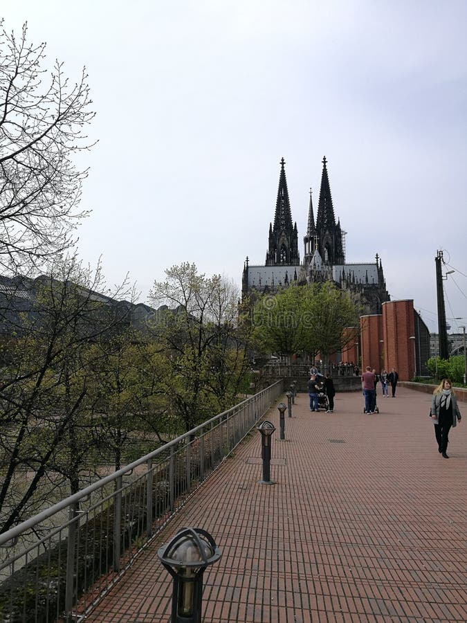 Visiting Cologne City on a Spring Day Editorial Stock Image - Image of ...