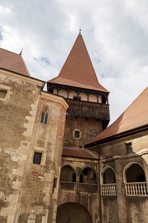 Visiting the Corvins Castle Editorial Photo - Image of antique, ancient ...