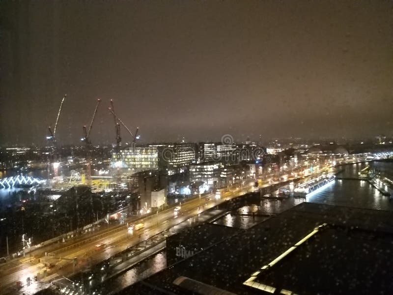 Visiting Dubai at Night during My Vacation Stock Image - Image of light ...