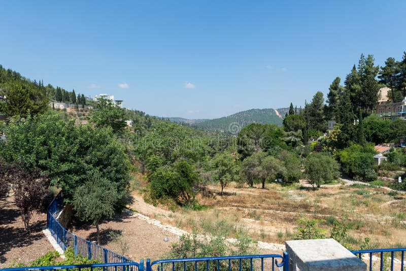 Visiting Ein Kerem in Jerusalem Stock Photo - Image of jerusalem, visit ...