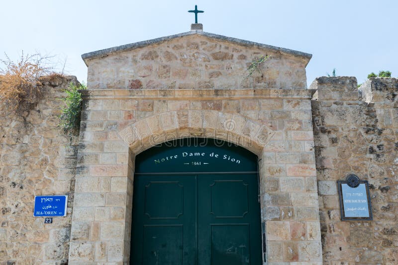 Visiting Ein Kerem in Jerusalem Stock Image - Image of israel, visit ...