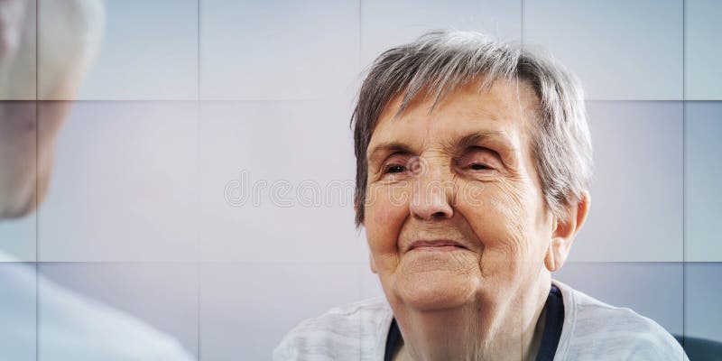 Support of the Eldery, Geometric Pattern Stock Illustration ...