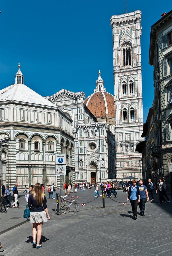 Visiting Florence editorial stock image. Image of facade - 21022399