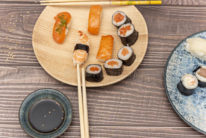 Visiting a Traditional Sushi Bar is a Unique Experience Stock Photo ...