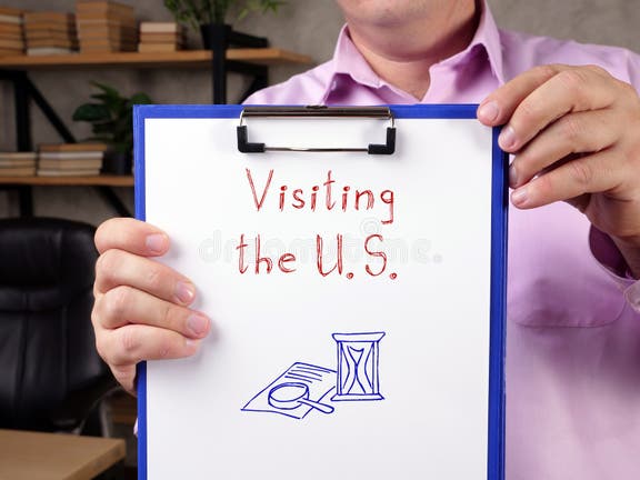 Visiting the U.S stock photo. Image of consultant, visiting - 208867060