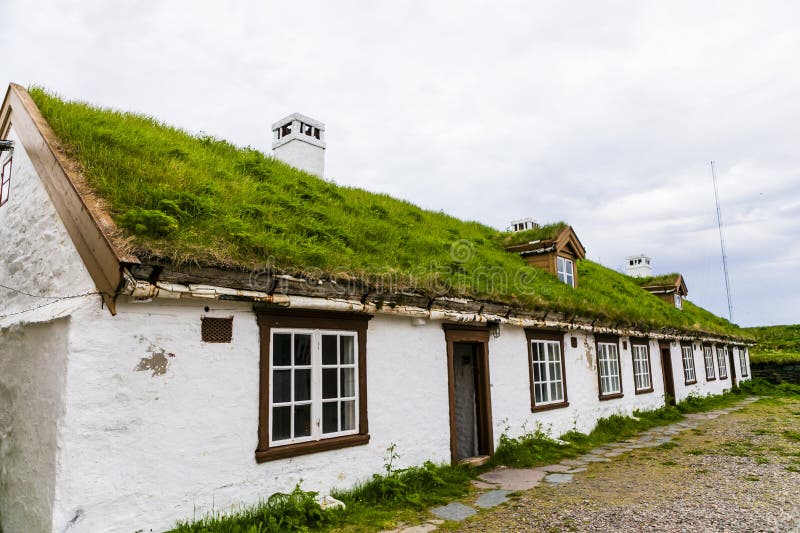 Visiting the Vardo Fortress Stock Image - Image of homes ...